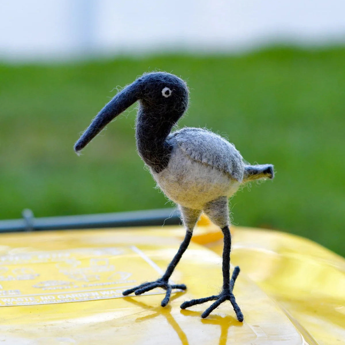 Felt Bin Chicken (Australian White Ibis) – Play to Learn