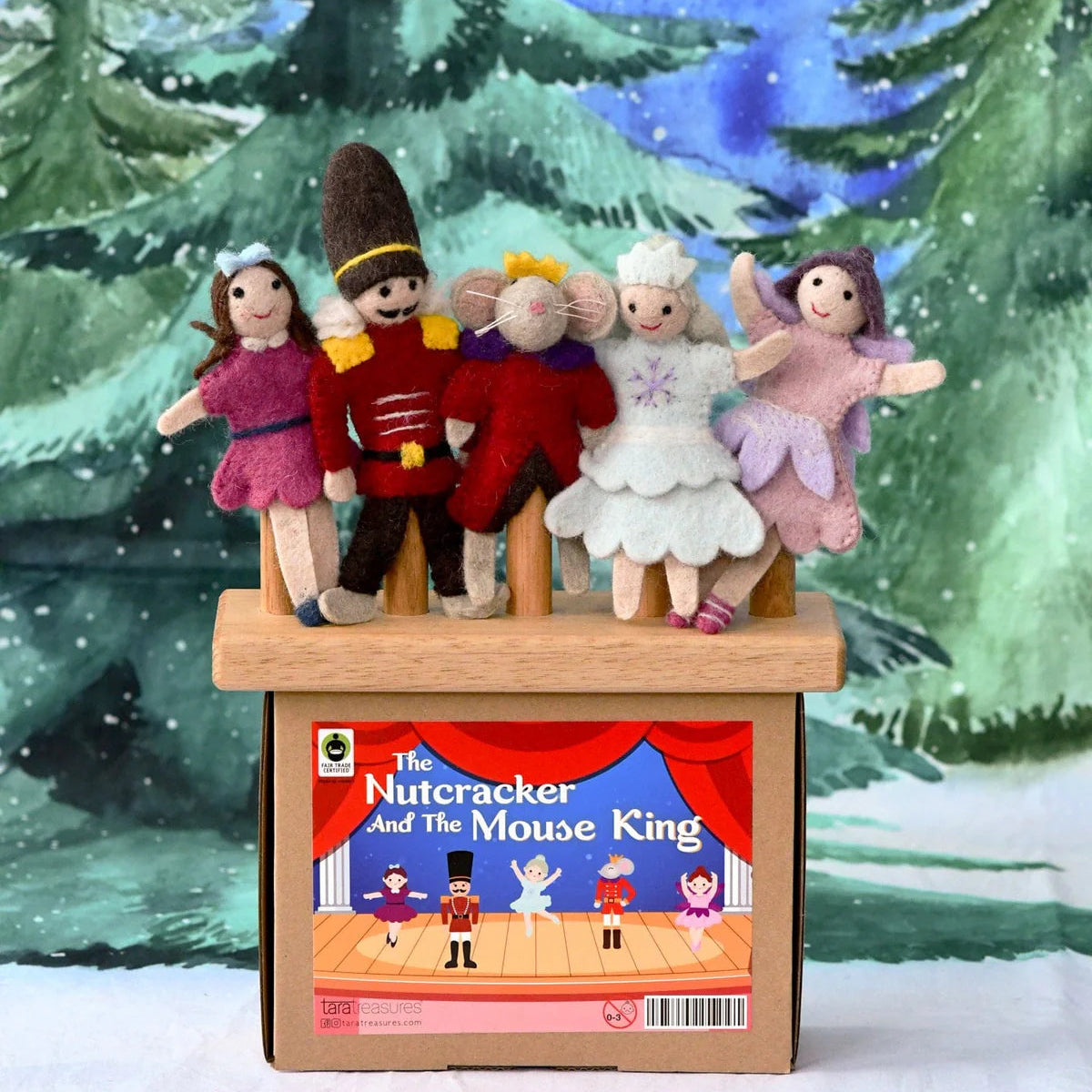 Nutcracker & The Mouse King Finger Puppet Set – Play to Learn