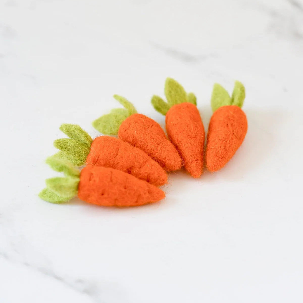 Felt Carrots Set of 5 – Play to Learn