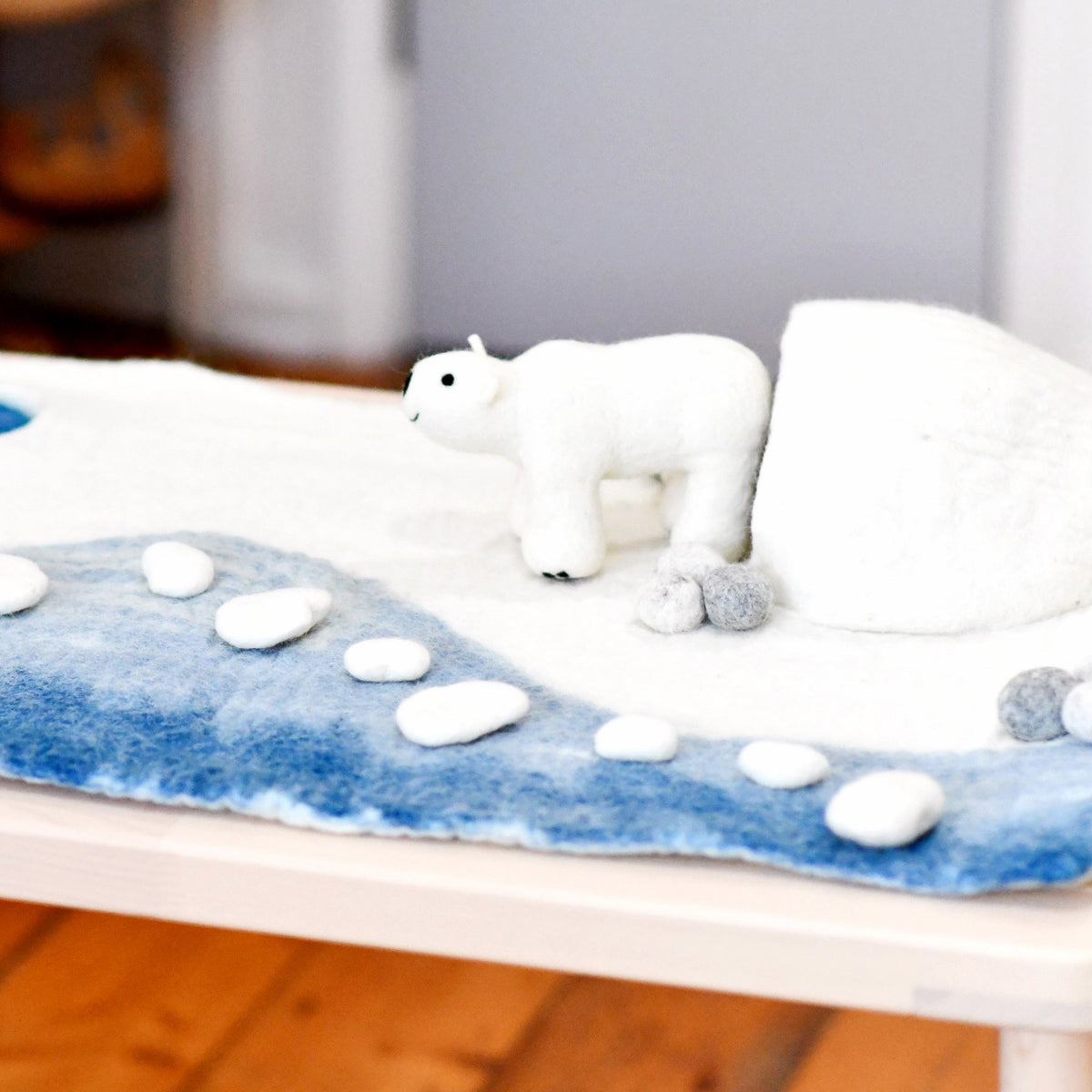 Felt Large Antarctic Polar Arctic Play Mat – Play to Learn