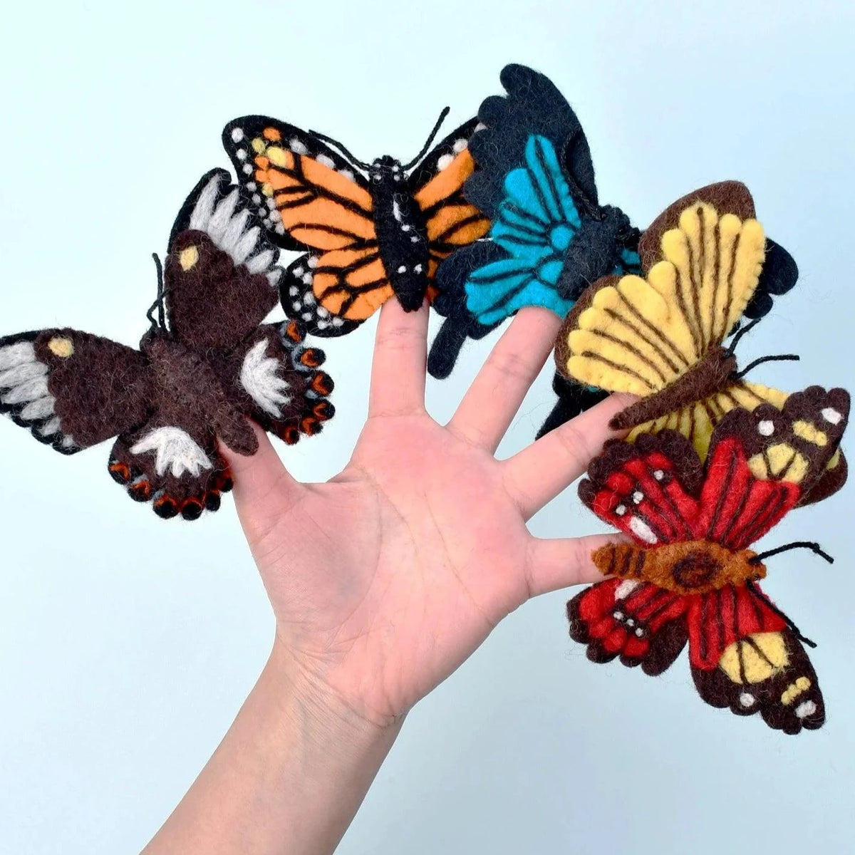 Butterflies Finger Puppets Set – Play to Learn