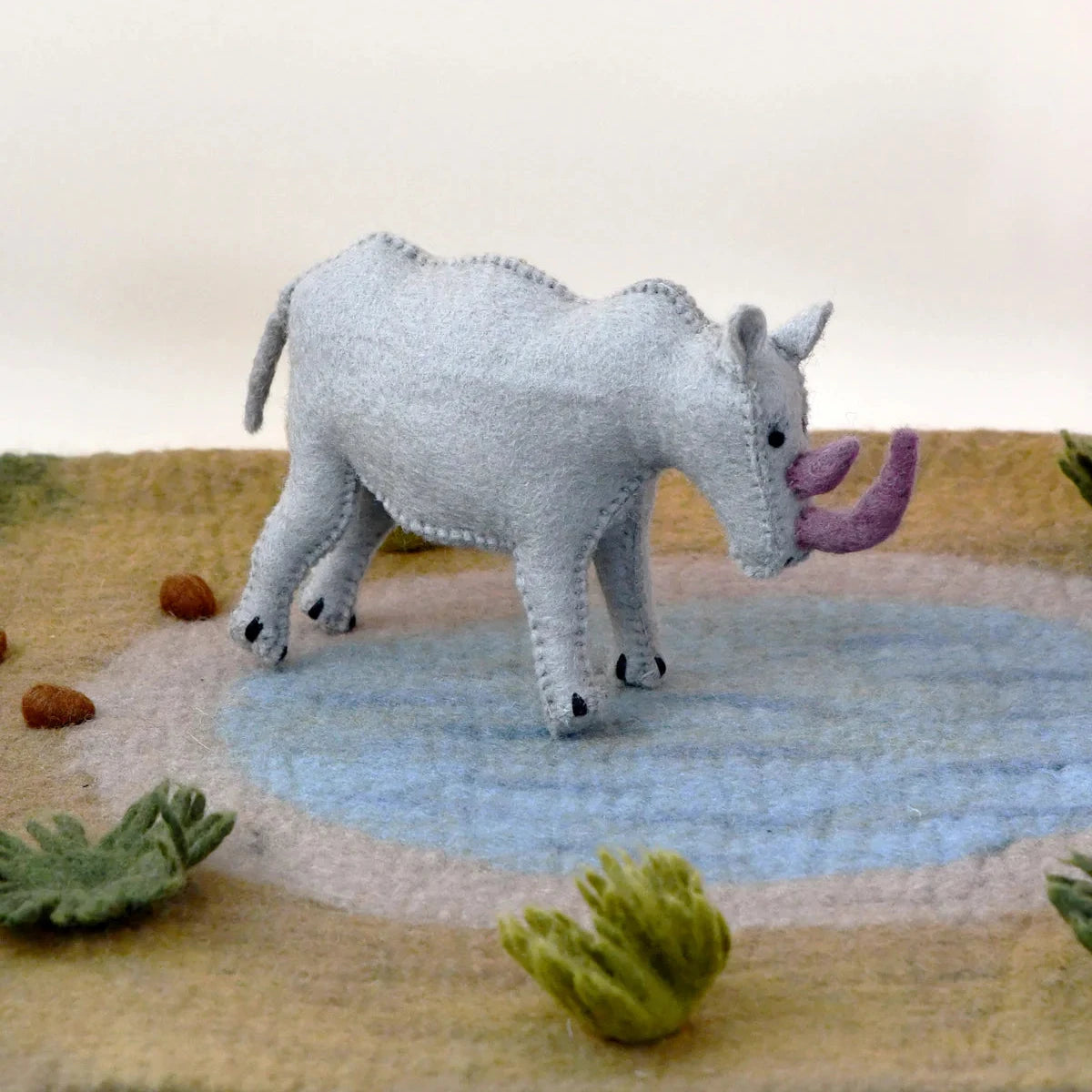 Felt Rhino – Play to Learn