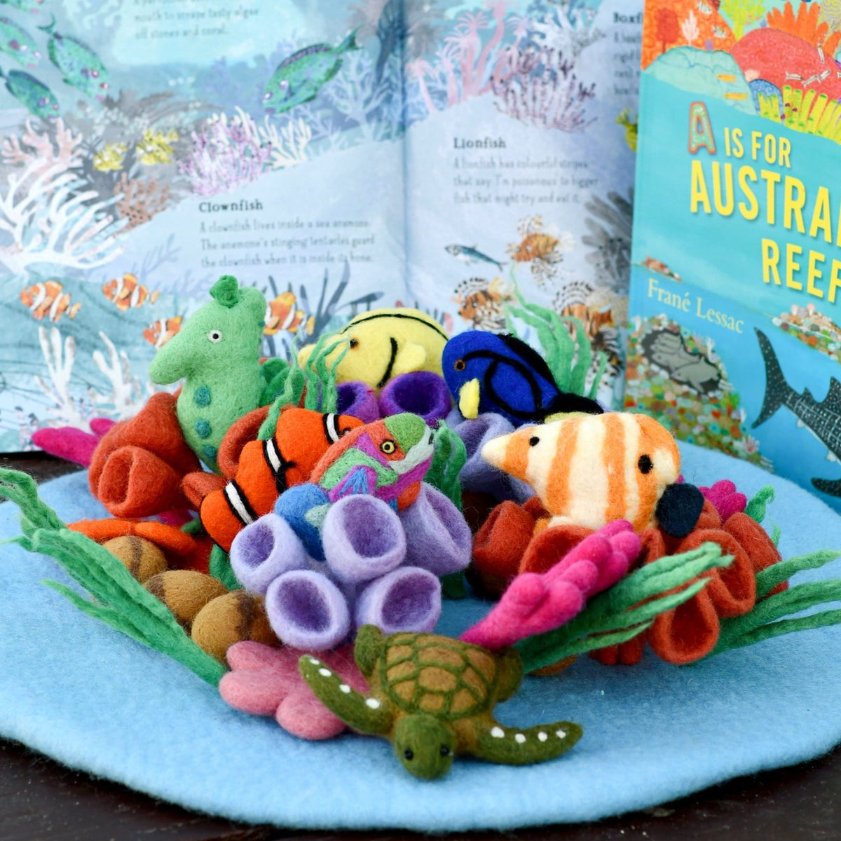 Felt Coral Reef Mat – Play to Learn