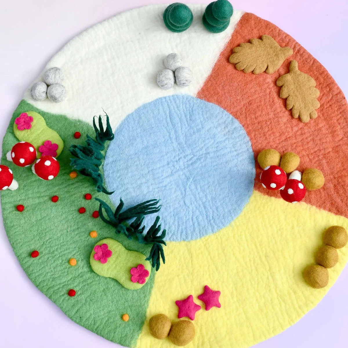 Felt Season Mat-Large – Play to Learn
