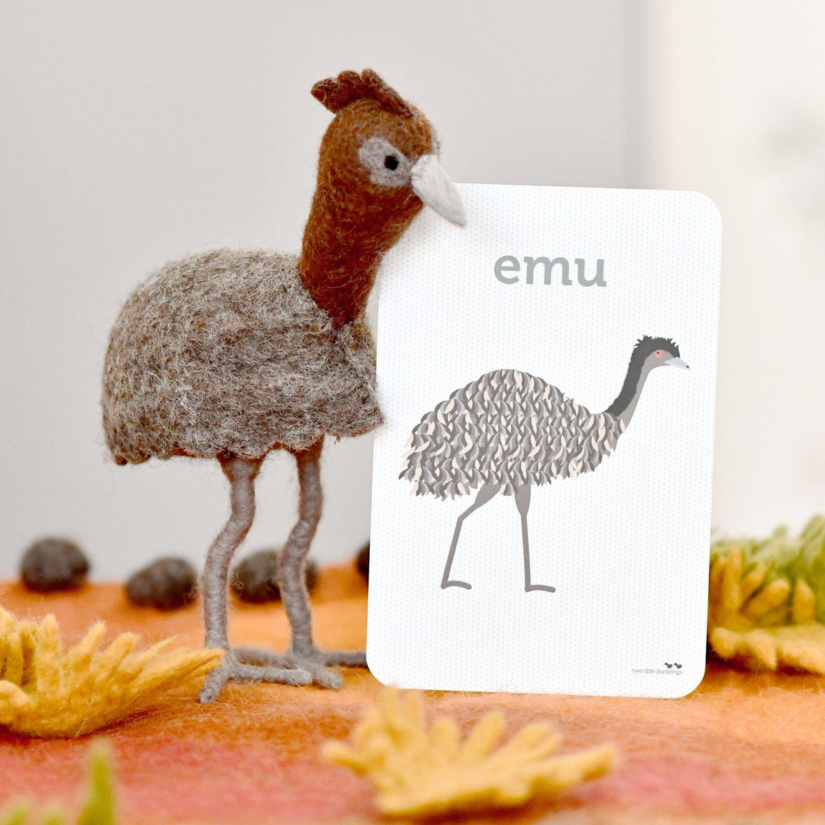Felt Emu – Play to Learn