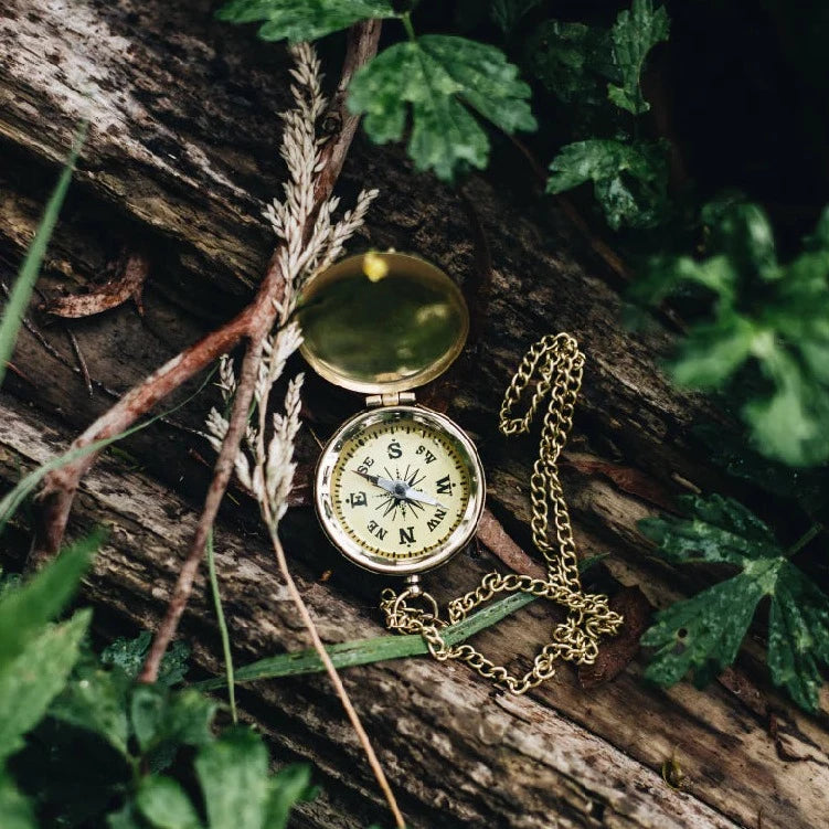 Wattle & Clay Brass Compass – Play to Learn