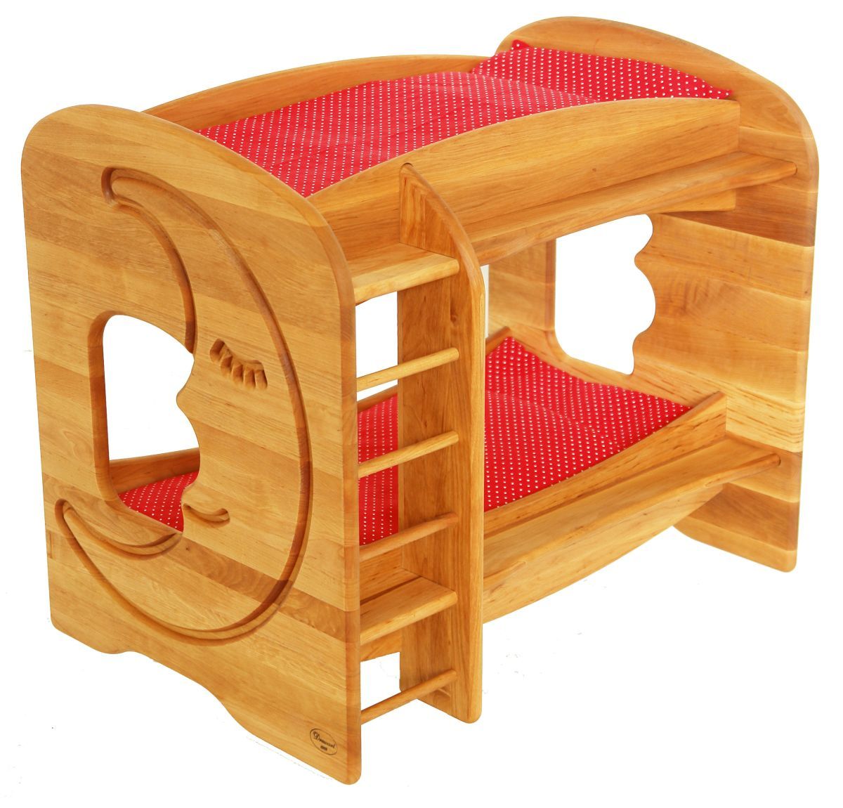 Drewart Doll Bunk Bed with Moon & Bedding – Play to Learn